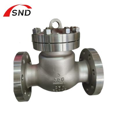 China Stainless Steel DN150 Check Valve OEM 2500LB Pressure Flanged Valve for sale