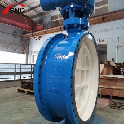 China Cast Steel Welded Butterfly Valve GB12224 DIN2559 For Petrochemical Industry for sale