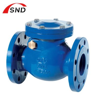 China Customized Cast Iron Swing Check Valve Flanged For Liquefied Gas for sale