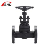 Quality API DIN JIS Forged Steel Flange Gate Valve with A105 Material for -10-200℃ for sale