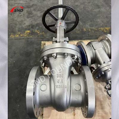 China 6 Inch 150lb 5A Flange Gate Valve for Medium Pressure Applications in Petroleum Industry for sale
