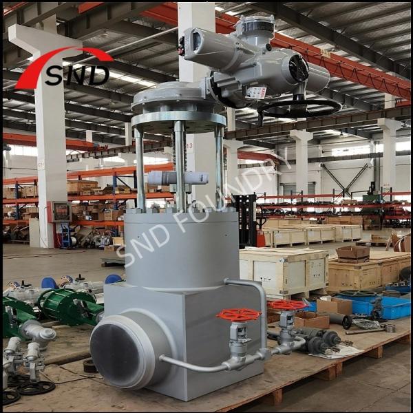 Quality F92 Parallel Double Gate Valve with Electric Drive for Steam Medium and High Temperature Applications for sale