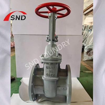China QT450 Manual Operation Gate Valve with PN10-16 Pressure for Industrial Water Applications for sale