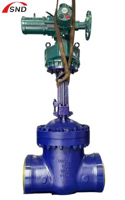 China DN500 WC6 Gate Valve with Welded Connection for High Pressure and High Temperature Applications for sale
