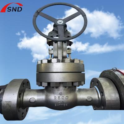 China 6 Inch 5A-2500 Class Dual Stainless Steel Gate Valve with Middle Bolt Design for High Pressure Applications for sale