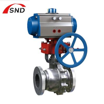 China BSP&NPT WCB Pneumatic Ball Valve 150LB 300LB 600LB 900LB 1500LB 2500LB for sale