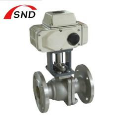 China Explosion Proof Electric Flange Ball Valve Stainless Steel 90° Rotary Valve for sale