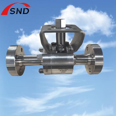 China DN25 PN160 Stainless Steel 304 Flanged Ball Valve for Lower Temperature Applications for sale