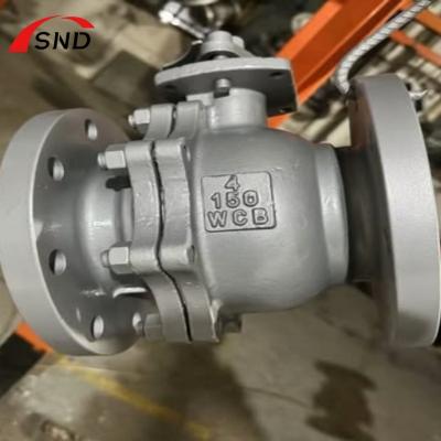 China WCB Material Flange Ball Valve with PN20 Pressure and 18 Months Warranty for Normal Temperature Applications for sale