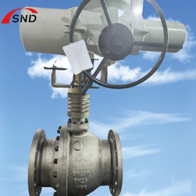 China WC6 Electric Ball Valve DN250 PN25 For Remote Automation Control for sale