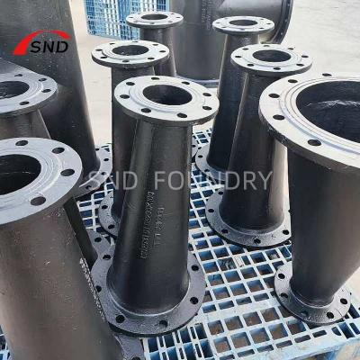 China Double Flanged Eccentric Taper DI Double Flanged Flat Taper Reducer DN80-DN2000 for sale