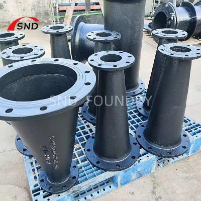 China Double Flanged Eccentric Taper DI Double Flanged Flat Taper Reducer DN80-DN2000 for sale