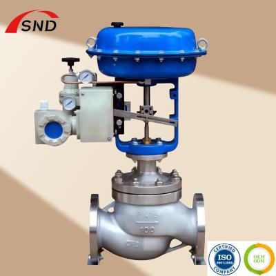 China Diaphragm Pneumatic Globe Control Valve CF8 Globe Valves For Flow Control for sale
