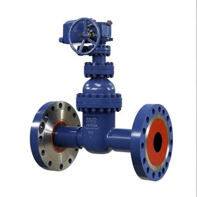 China DN500 WC6 Gate Valve with Welded Connection for High Pressure and High Temperature Applications for sale