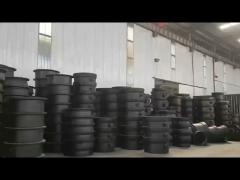 ISO2531 Certified Ductile Iron All-Flanged Equal Tee with Epoxy Coating for Potable Water Systems
