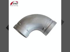 Ductile Iron Flange Adapter Grooved Cross 90 Degree Grooved Elbow Pipe Fittings