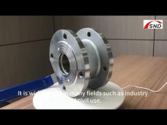 ss316 pn6 dn65 stainless valves flange connection