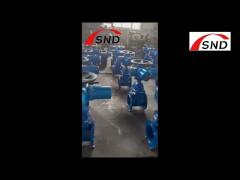 dn200 ductile iron flanged gate valve with small flow resistance and 18 months warranty