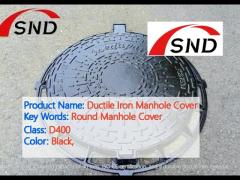 square ductile iron manhole cover c250 with single seal compliant with din en124