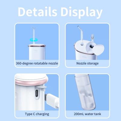 China Reis Draadloos Mini Water Flosser 30PSI - 110PSI-de Tandenreinigingsmachine van de Wateroogst Te koop