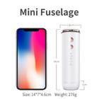 China Highly Recognizable Body Shape Mini Water Flosser 200ml capacity for sale