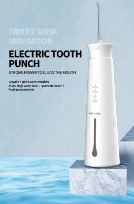 Cina Oral Care Cordless Portable Teeth Cleaning Dental Irrigator Electric Water Flosser in vendita