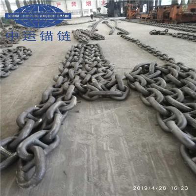 China 76mm stud link anchor chain stockist for sale