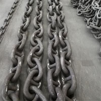 China 38mm Welded Steel Chain Grade U2/U3 Stud Link Anchor Chain for sale