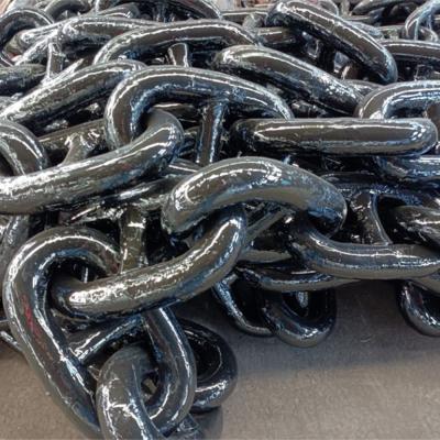 China 122mm anchor chain factory zhoushan anchor chain supplier for sale