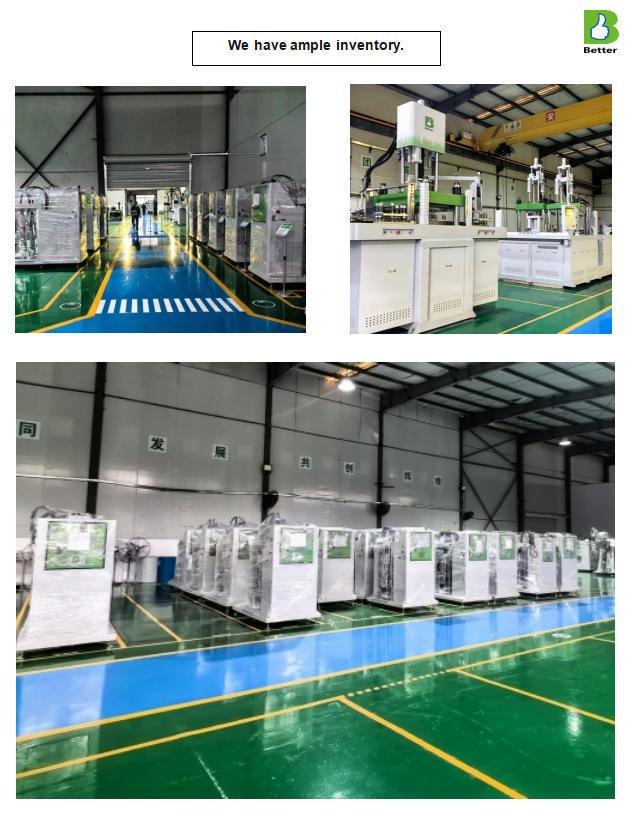 Close-up view of LSR Injection Molding Machine's working area