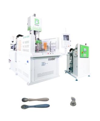 China Baby Food Spoon Silicone-Coated Handle Molding Machine LSR High Elasticity for sale