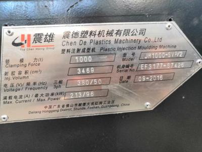 Cina Canestro di plastica Chen Hsong Injection Molding Machine Ton Used With Servo Motor 1000 in vendita