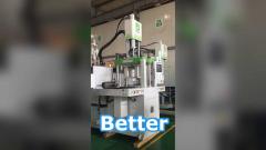 Double sliding injection molding unit