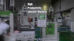 Double sliding injection molding machine