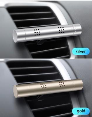 China Adjustable Aroma Holes Round Car Air Freshener Diffuser Customized Logo for sale