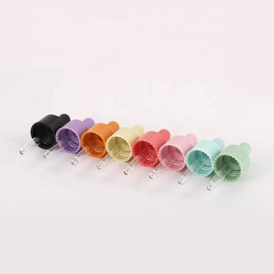 China Flat Shoulder Cylinder Dropper Bottle , Skin Care 20ml Glass Dropper Bottle for sale