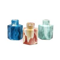 China Hexagon Shape Small Reed Diffuser Bottles Home Decorative Diffuser Bottles 50ml for sale