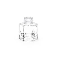 China Hexagon Shape Small Reed Diffuser Bottles Home Decorative Diffuser Bottles 50ml for sale
