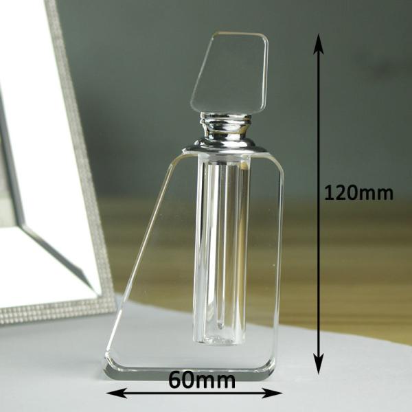 Quality Custom Clear Crystal Perfume Bottles 3ml 6ml 12ml Crystal Attar Bottle For for sale