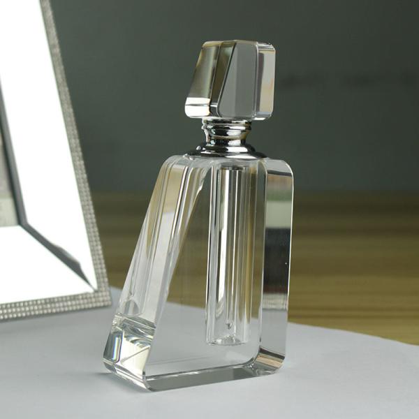 Quality Custom Clear Crystal Perfume Bottles 3ml 6ml 12ml Crystal Attar Bottle For for sale