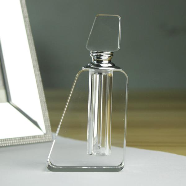 Quality Custom Clear Crystal Perfume Bottles 3ml 6ml 12ml Crystal Attar Bottle For for sale
