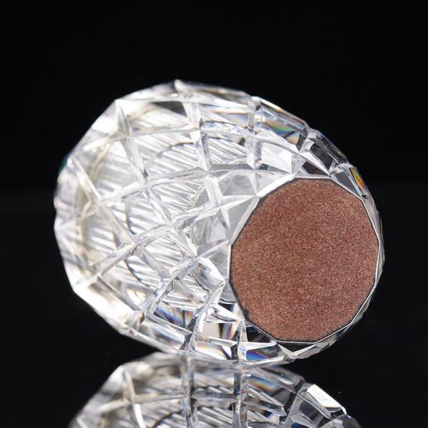 Quality Professional Luxury Faceted Glass Crystal Perfume Bottle For Wedding Favors for sale