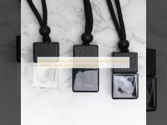 8ml Exquisite Honeycomb Car Perfume Bottle Empty Hanging Diffuser 