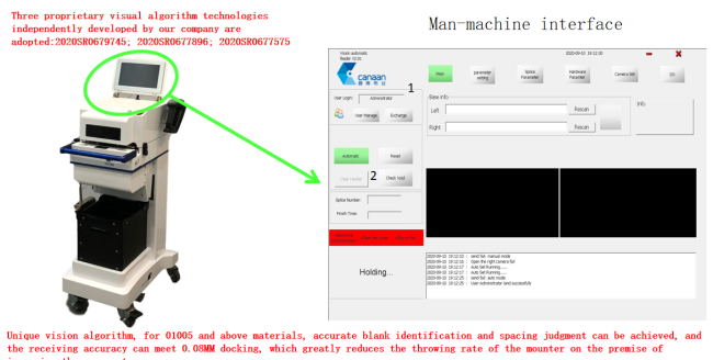 User interface and control panel
