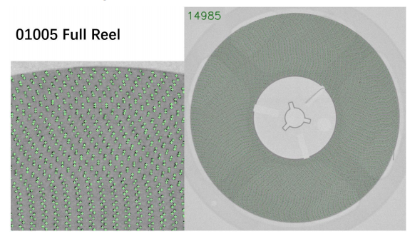 X-Ray counter front view