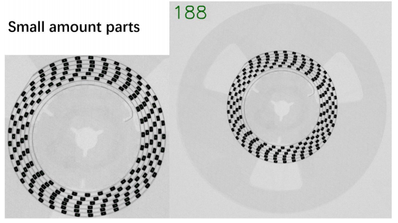 X-Ray counter reel processing