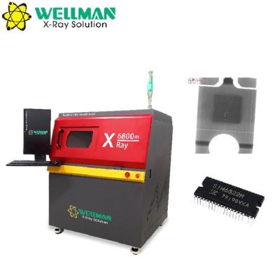 China Microfocus X Ray PCB Inspection System With 1500X Magnification And 60° Tilt for sale