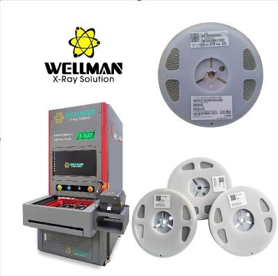 China 80kV Closed Type X-ray Counter with 17" Super Definition Digital Flat Panel Detector for Max 17" Reel or Tray for sale