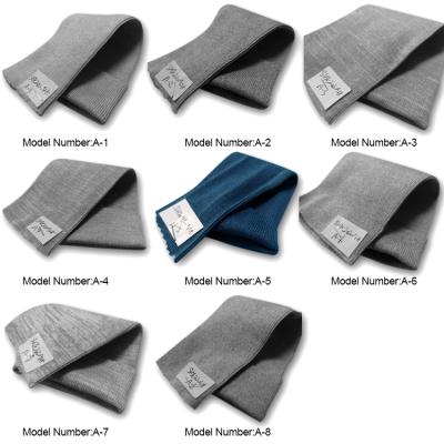 China Grey Color Elasticity ESD Anti Static Rib Knitted Cuff Fabric For Cleanroom Work Wear for sale
