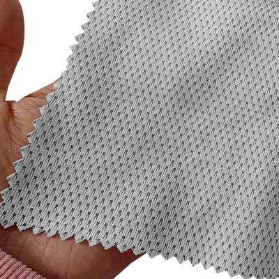 China Light Weight Knitted Fabric With 97% Polyester 3% Conductive Silver Fiber for sale